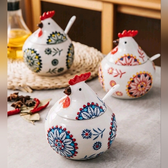 no brand | Kitchen | Ceramic Chicken Jar Pc Home Decor | Poshmark